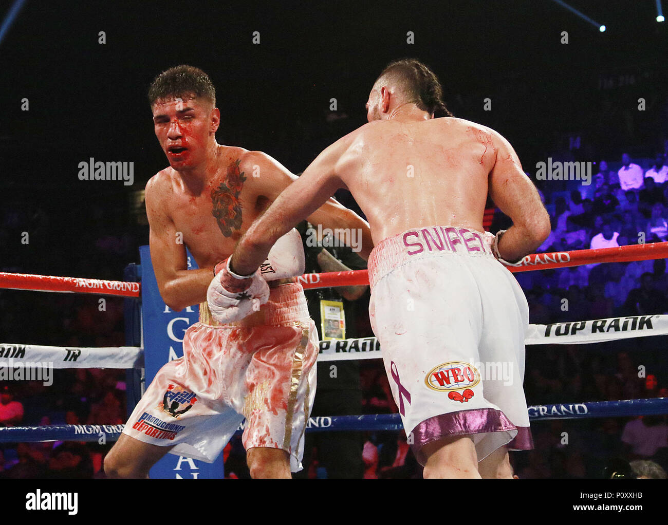 Las Vegas, Nevada, USA. 10th June, 2018. Boxer Jose Pedraza defeats ...