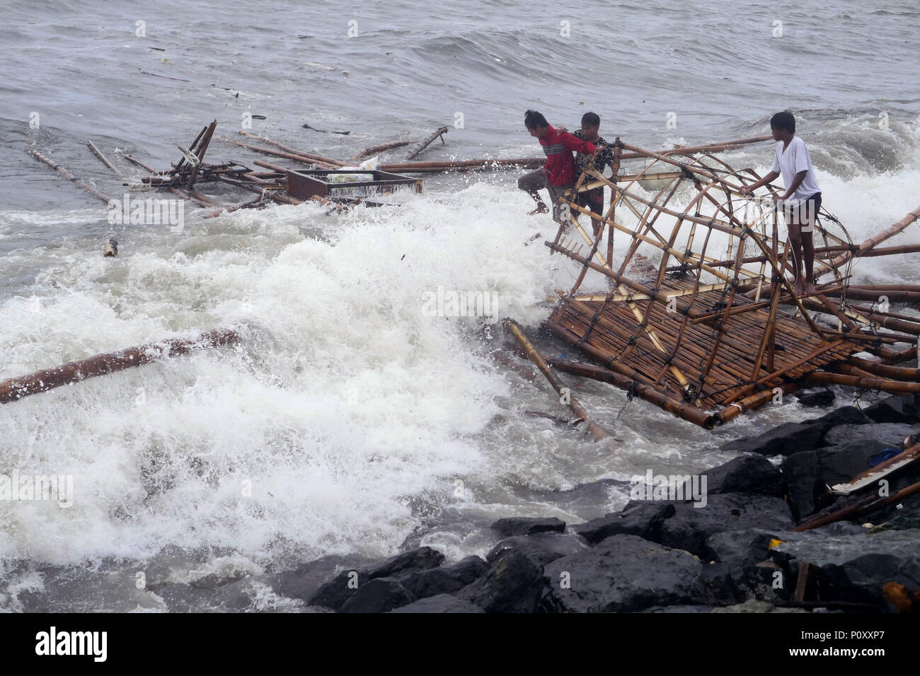 Philippines manila bay monsoon hi-res stock photography and images - Alamy