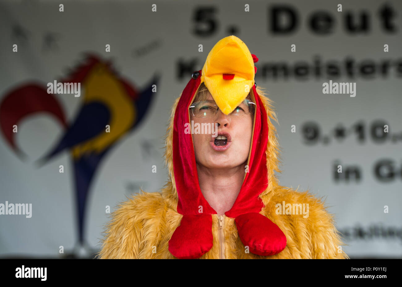 10 June 2018, Germany, Goecklingen: Martina Gebhard is the German ...