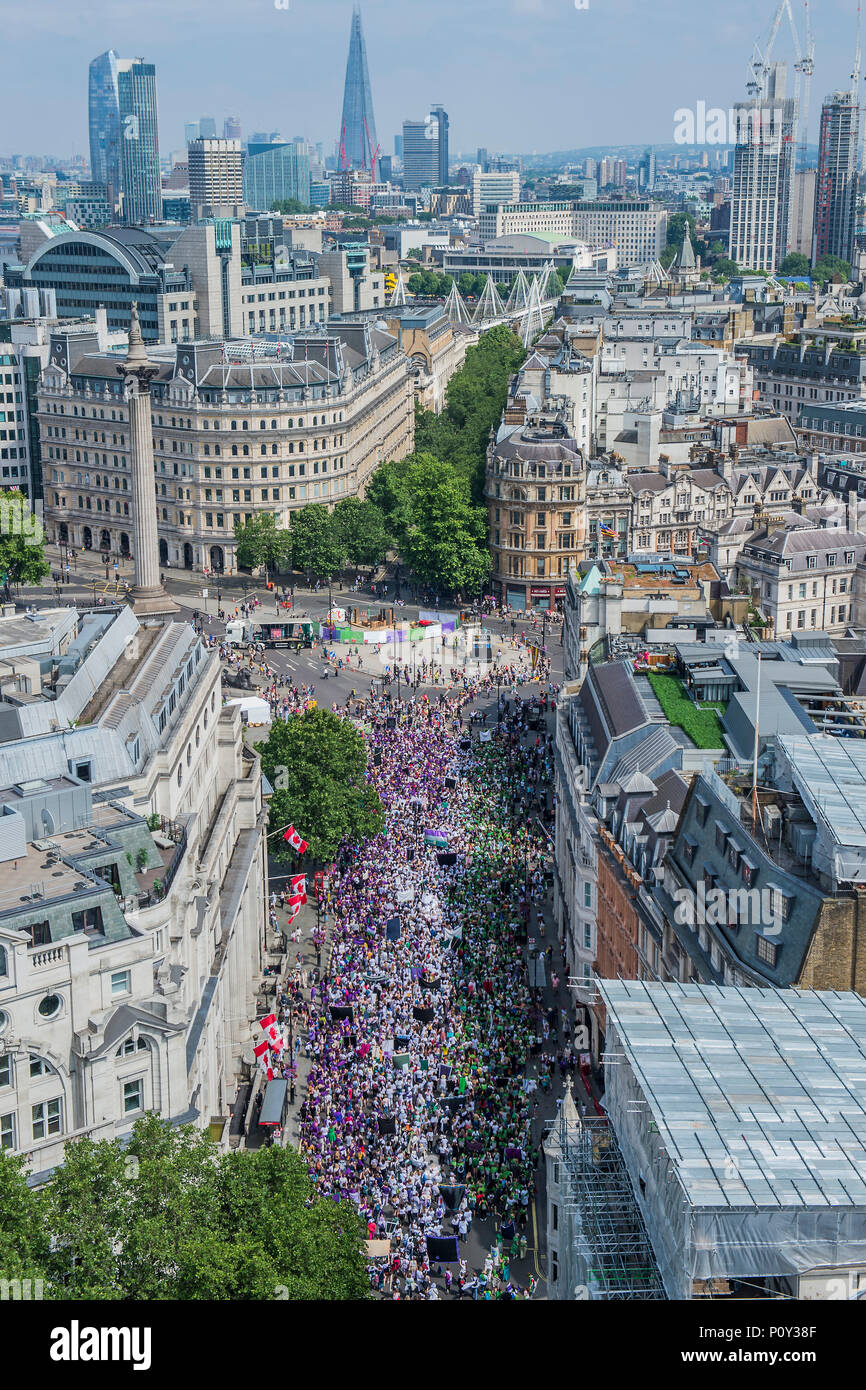 London, UK. 10th June 2018. PROCESSIONS by 14-18 NOW and Artichoke - On ...