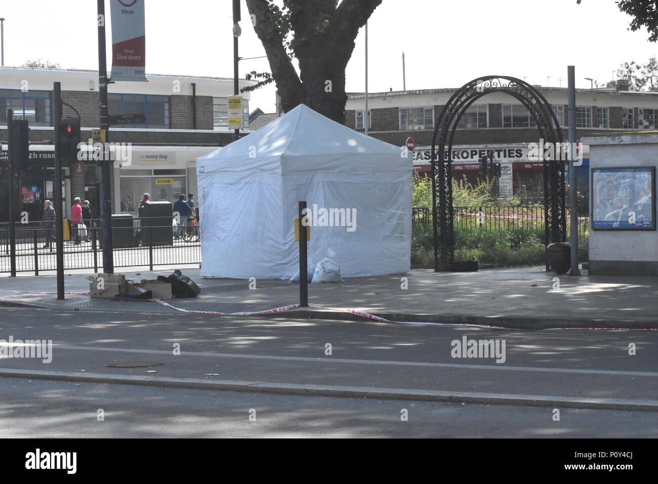 London, UK. 10th June 2018. The capital see's the 74th murder this year ...