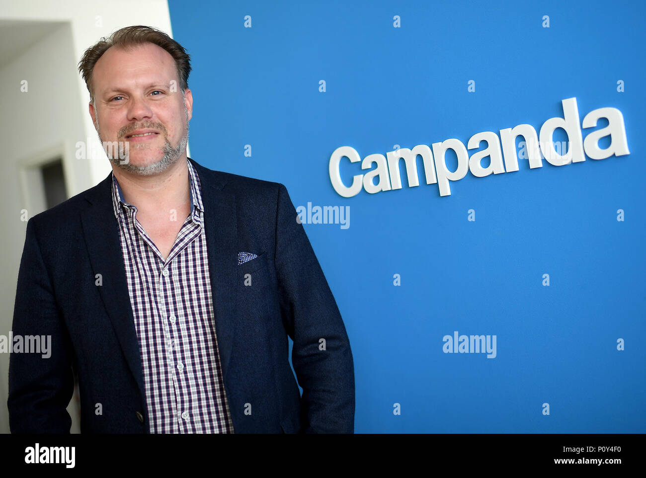 04 June 2018, Germany, Berlin: Chris Moellers, founder of renting ...