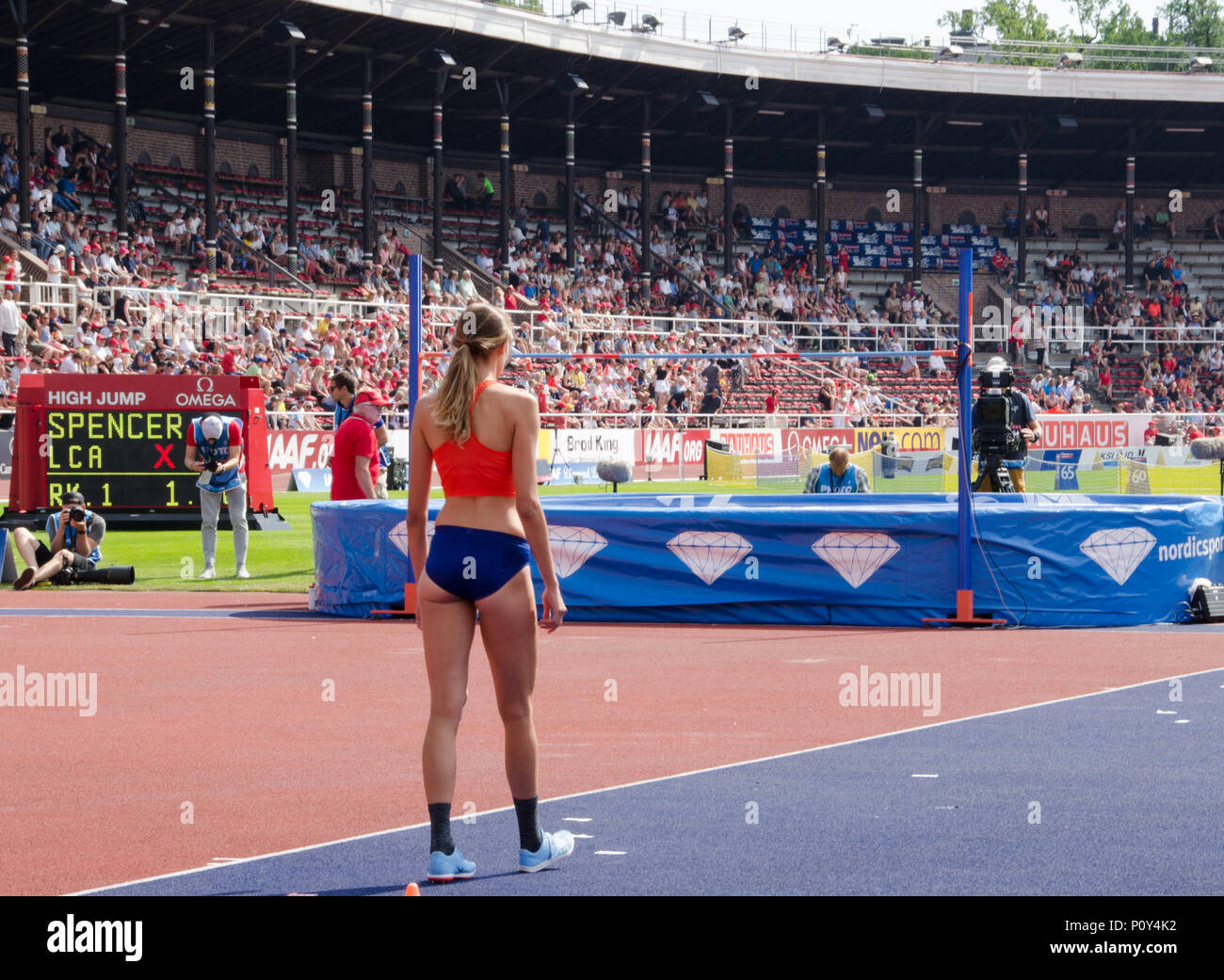 Alessia trost high jump hi-res stock photography and images - Alamy