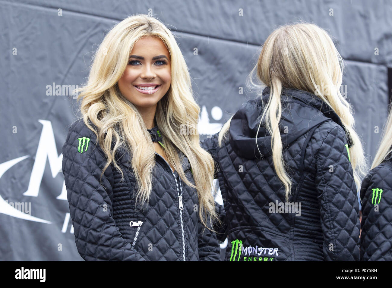 Monster energy girl hi-res stock photography and images - Alamy