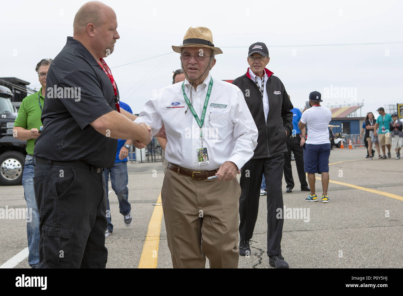 Brooklyn, Michigan, USA. 10th June, 2018. JACK ROUSH, founder, CEO, and ...