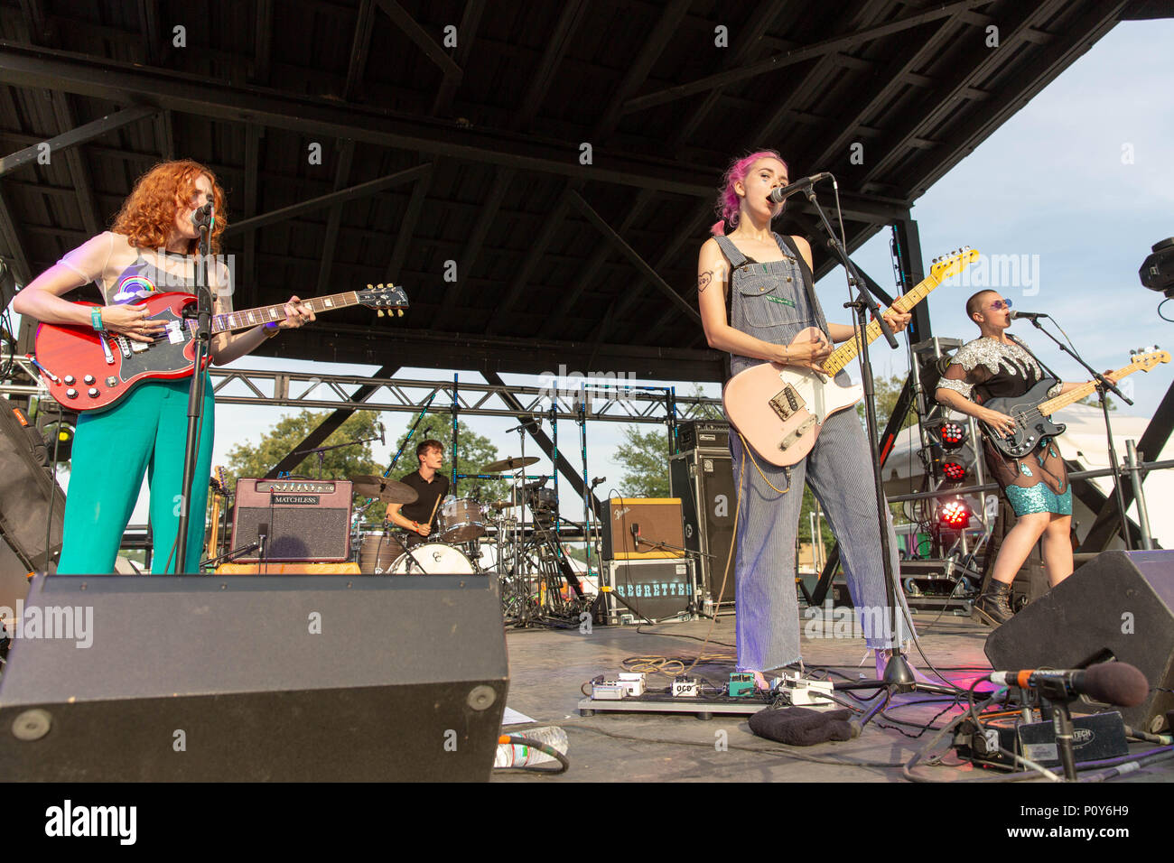 Manchester, Tennessee, USA. 9th June, 2018. GENESSA GARIANO, LYDIA ...