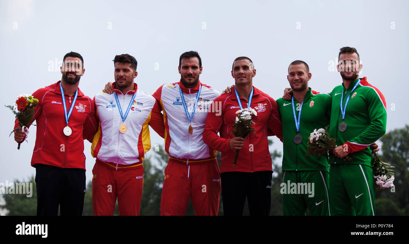 Belgrade, Serbia. 10th Jun, 2018. Marko Novakovic and Nebojsa Grujic of ...