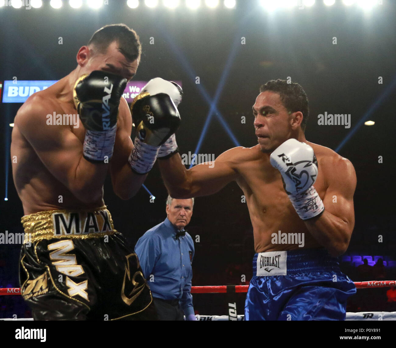 Las Vegas, Nevada, USA. 10th June, 2018. Boxer Maxim ''Mad Dog ...