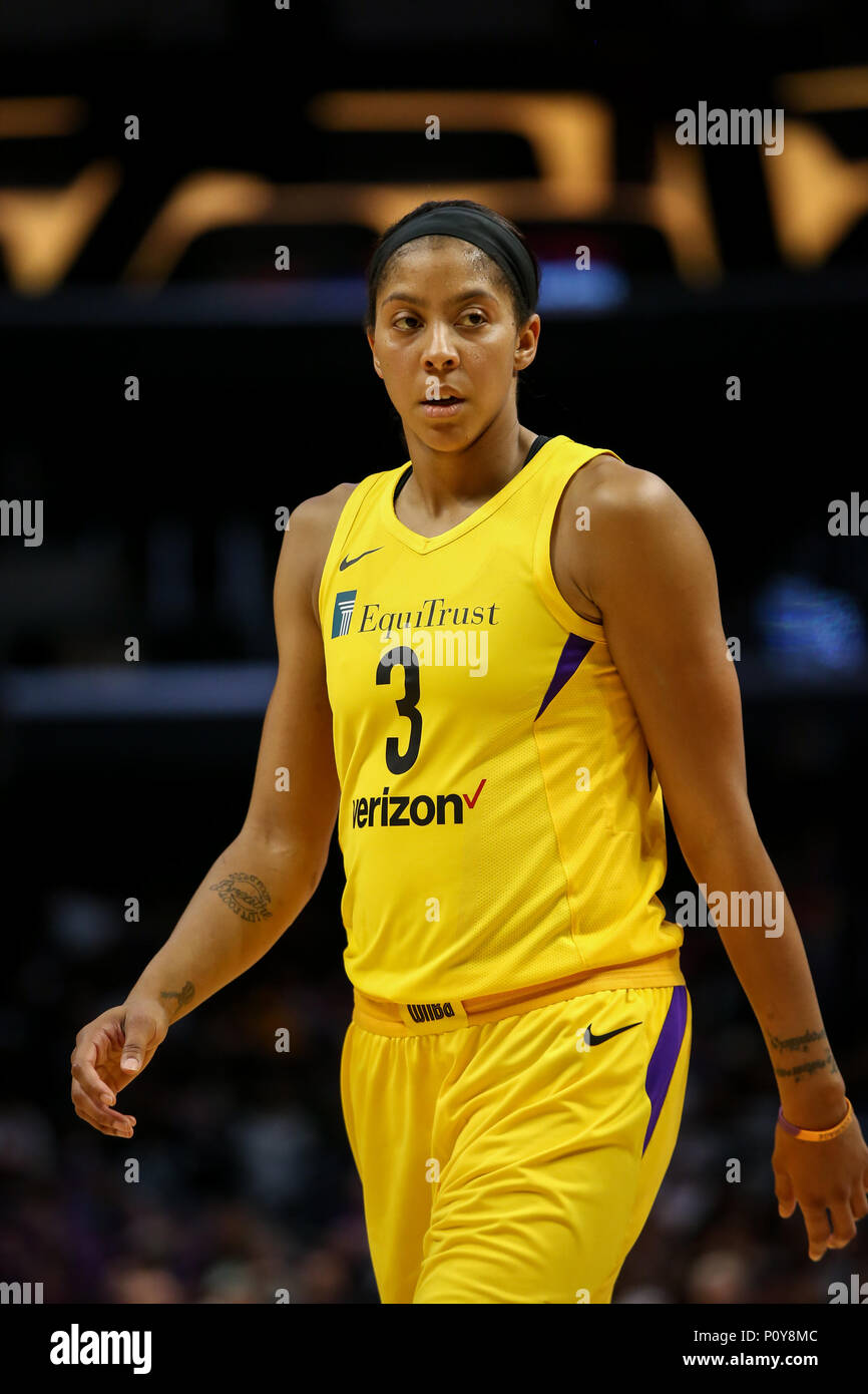 Los Angeles Sparks forward Candace Parker #3 walks during the Chicago ...