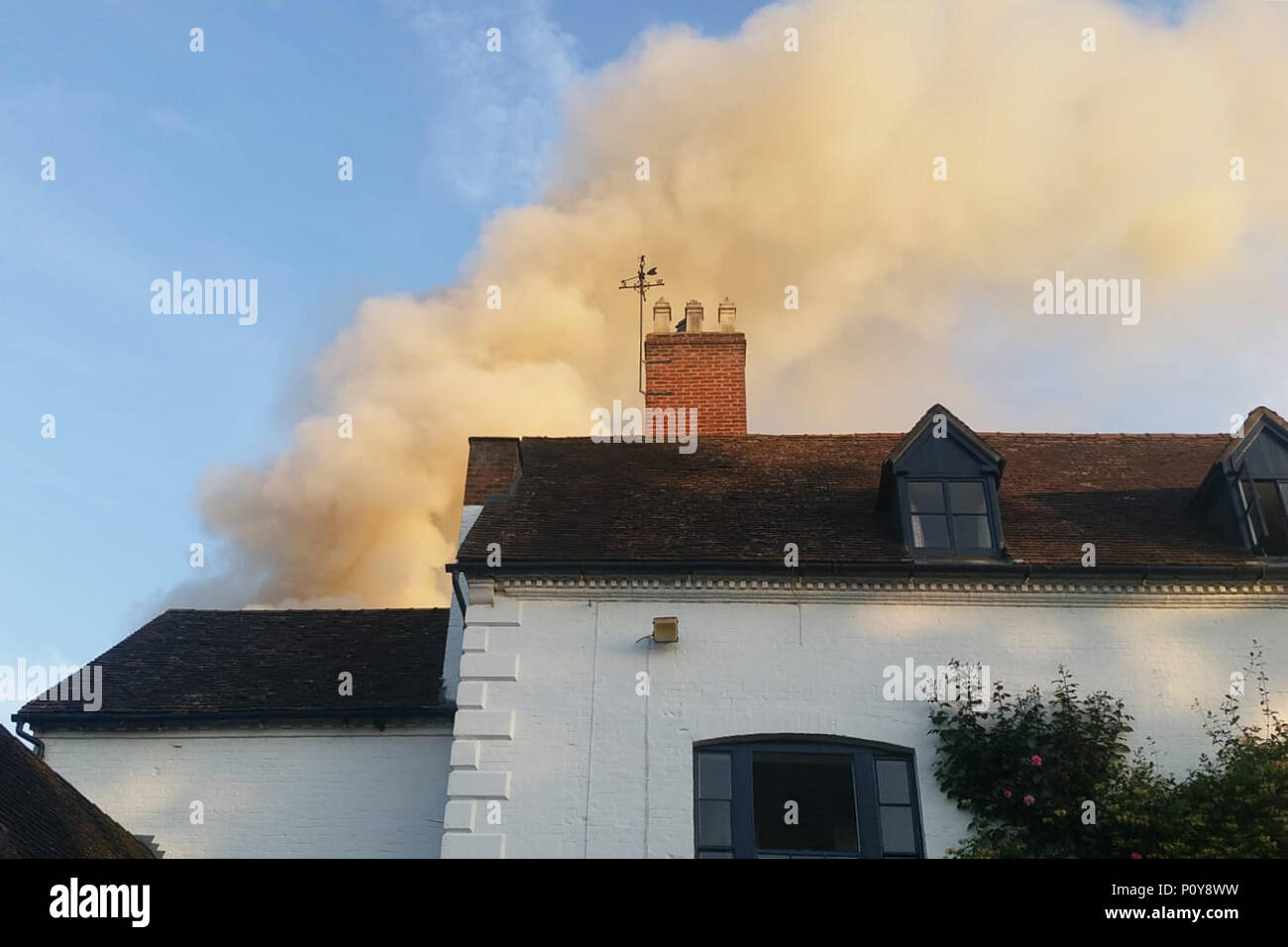 Cound, Near Shrewsbury, Shropshire, UK. 10th June, 2018. At just after ...