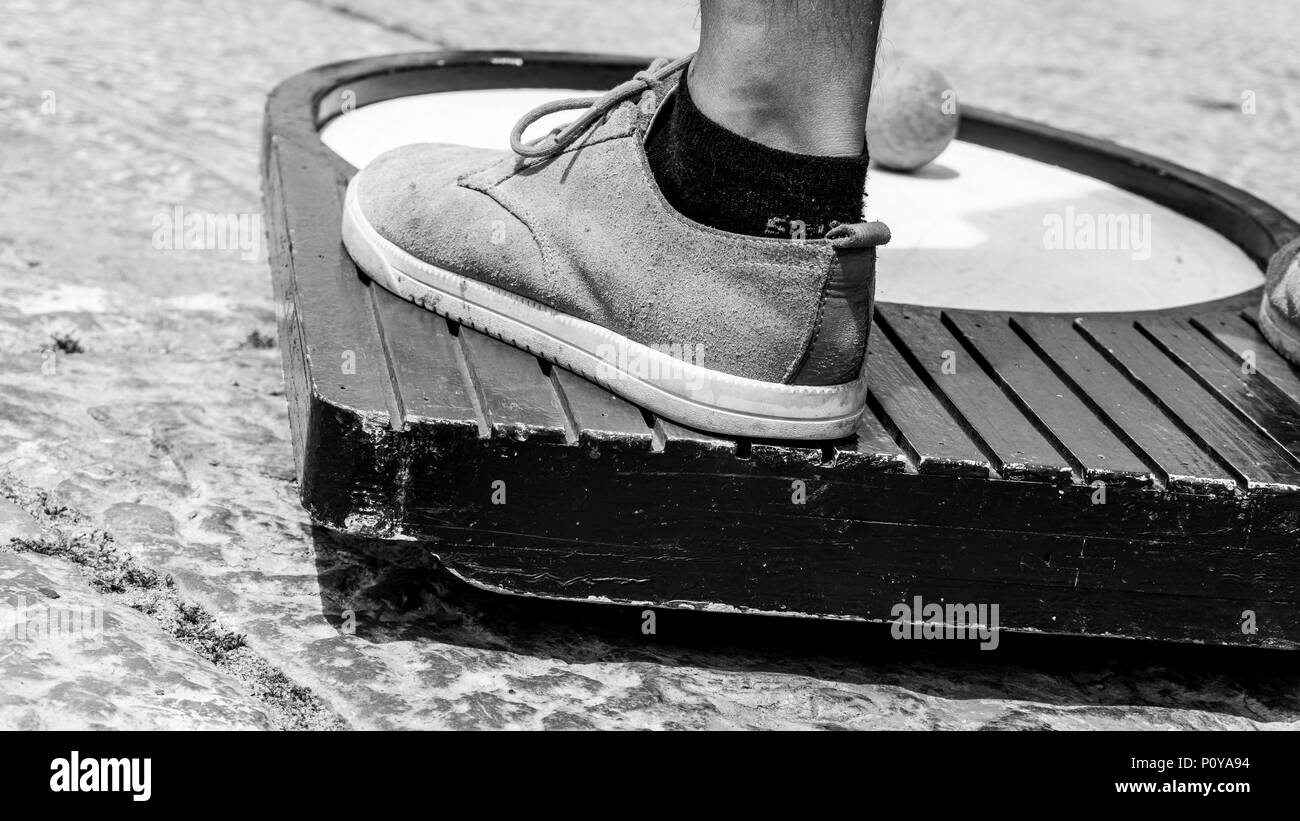 Ancient vintage style games in black and white Stock Photo - Alamy