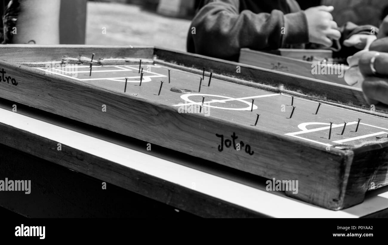 Ancient vintage style games in black and white Stock Photo - Alamy