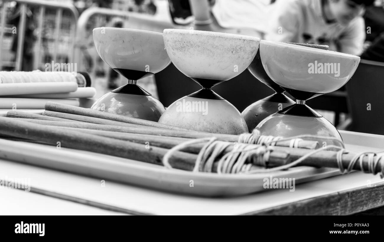 Ancient vintage style games in black and white Stock Photo - Alamy