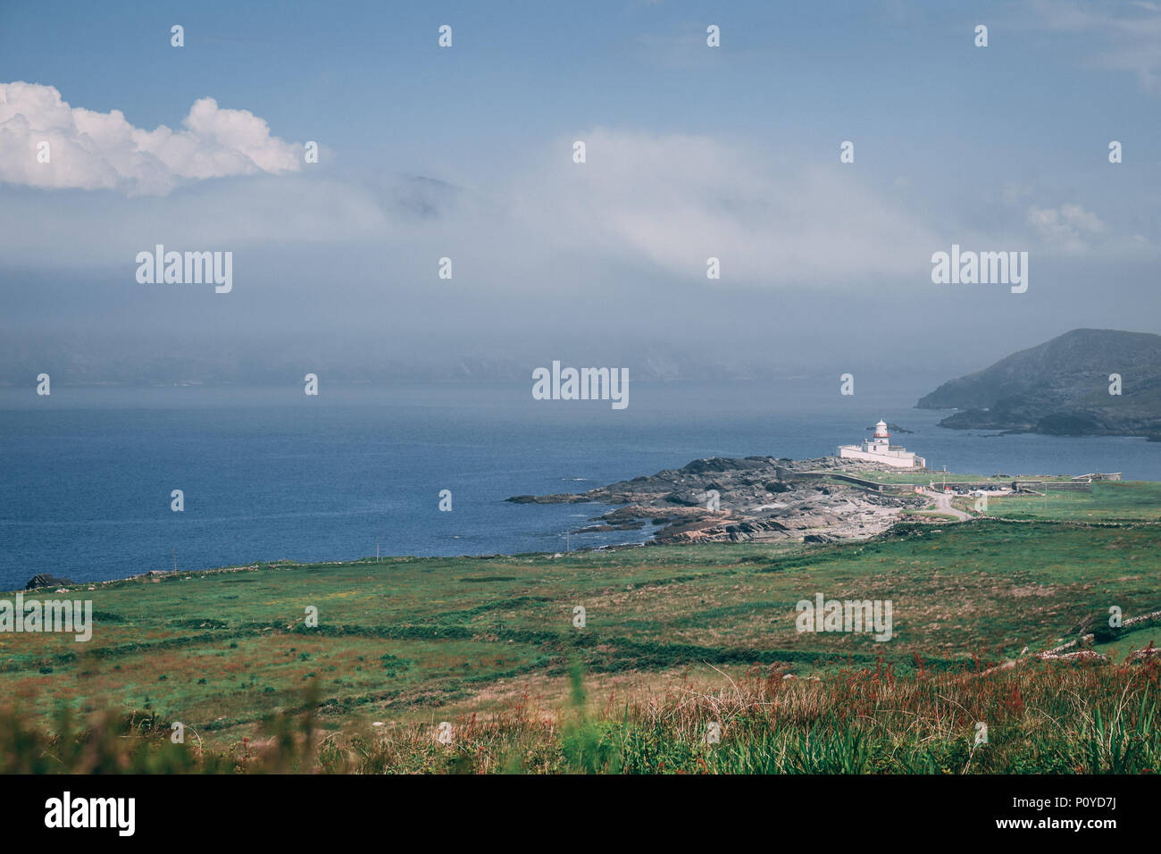 June 5th, 2018, Valentia Island, Ireland - Valentia Lighthouse at ...