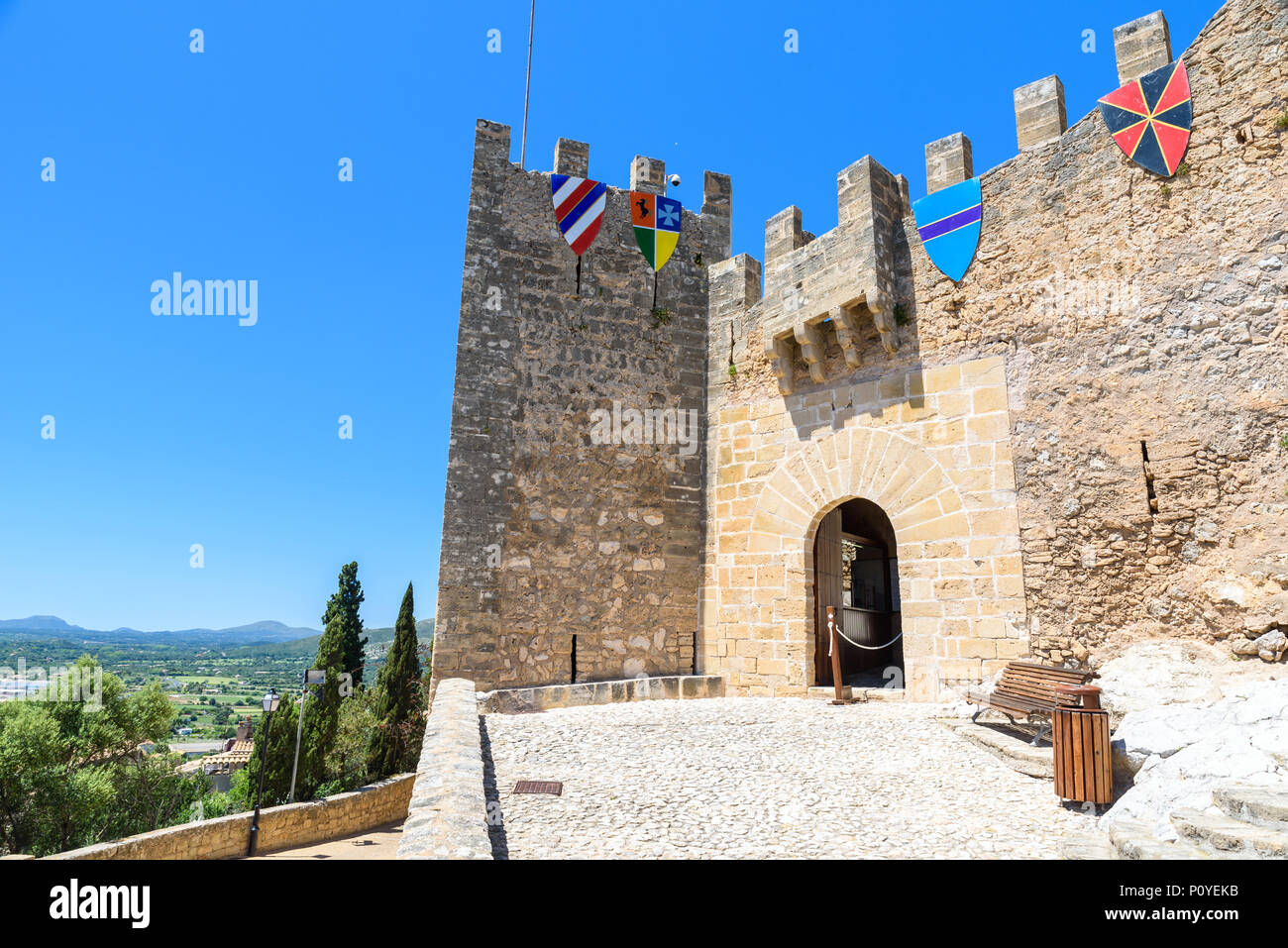 Capdepera - historical village in beautiful landscape of Mallorca ...
