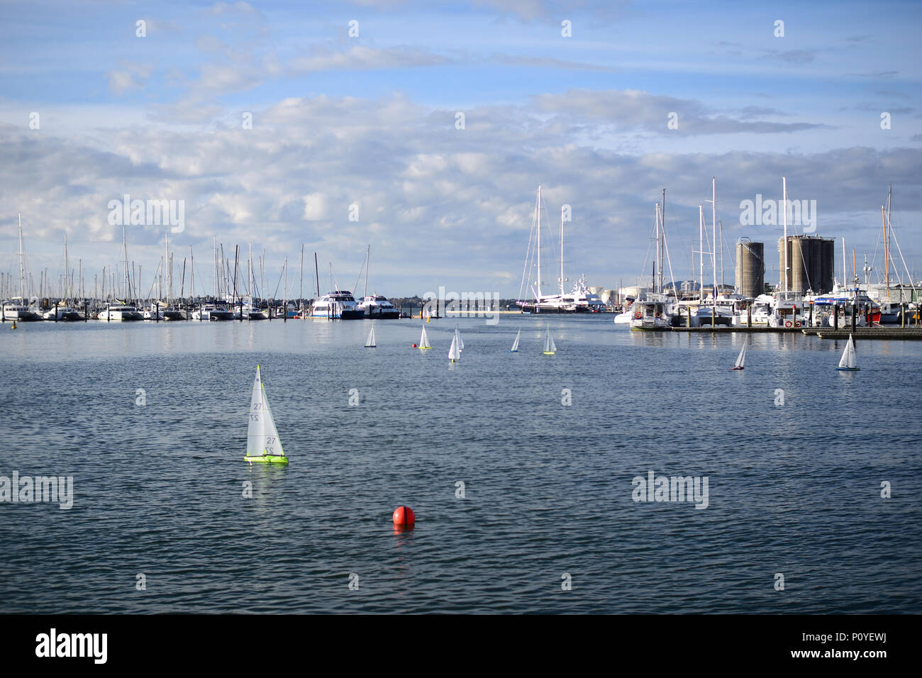 A landscape view of ocean in Auckland, New Zealand Stock Photo - Alamy