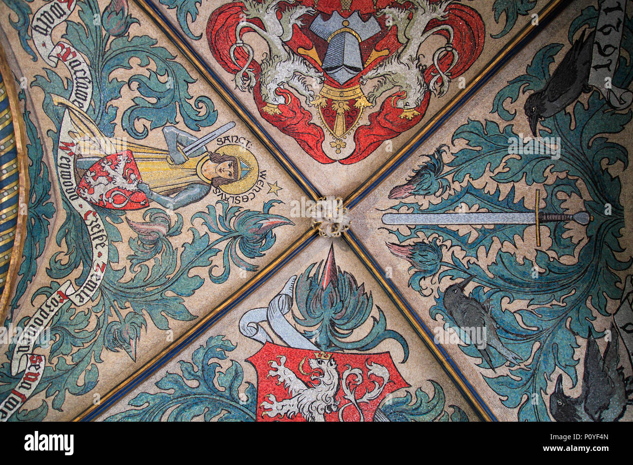 Old painted ceiling hi-res stock photography and images - Alamy