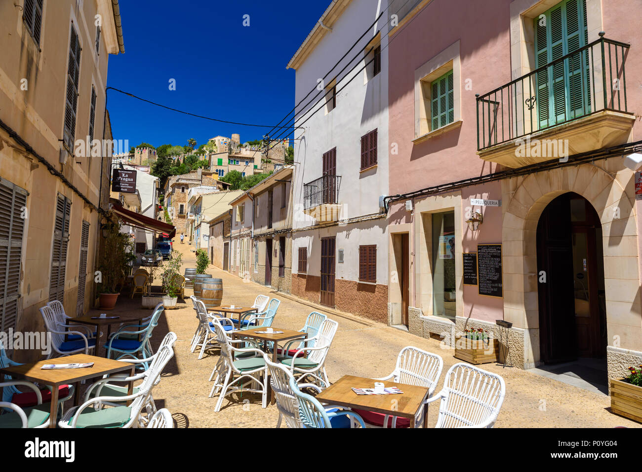 Castell de capdepera mallorca majorca spain hi-res stock photography ...