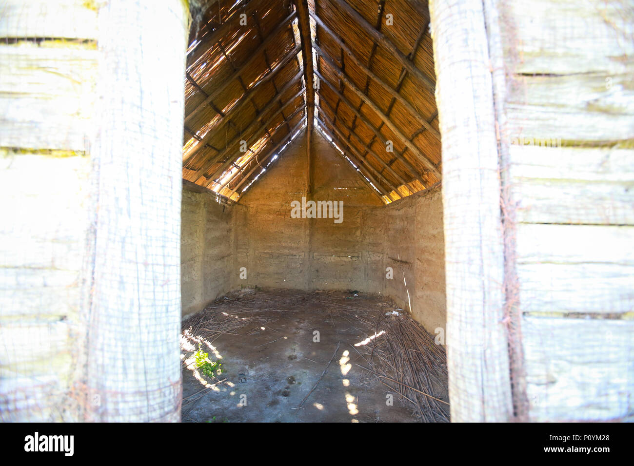 Reconstruction interior neolithic house hi-res stock photography and ...