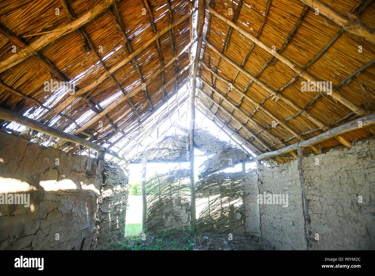 Reconstruction interior neolithic house hi-res stock photography and ...