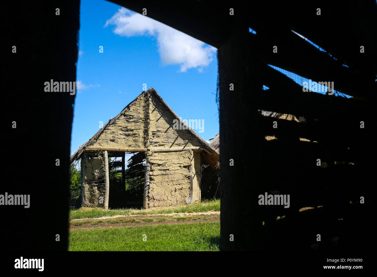 Reconstruction interior neolithic house hi-res stock photography and ...
