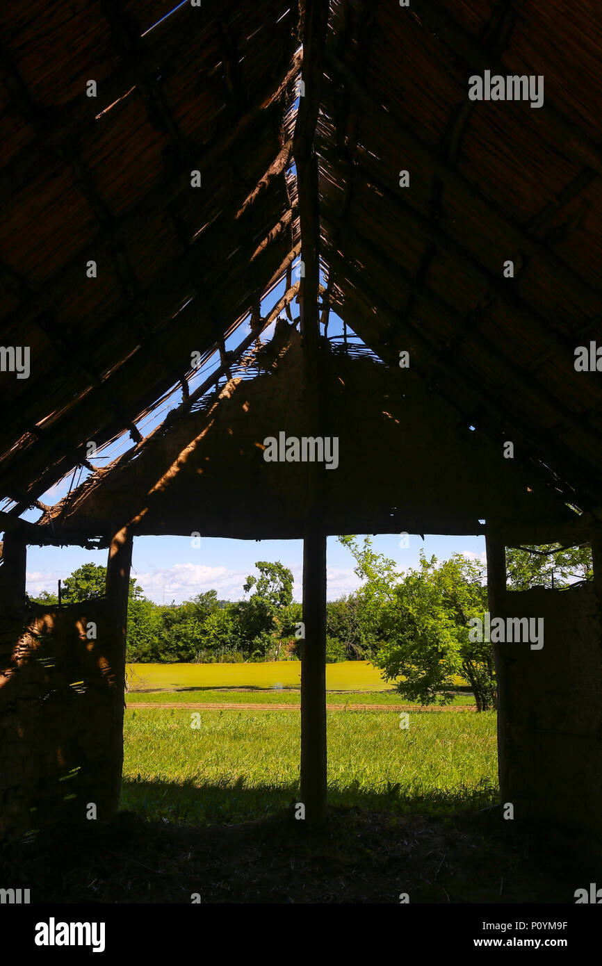 Reconstruction interior neolithic house hi-res stock photography and ...