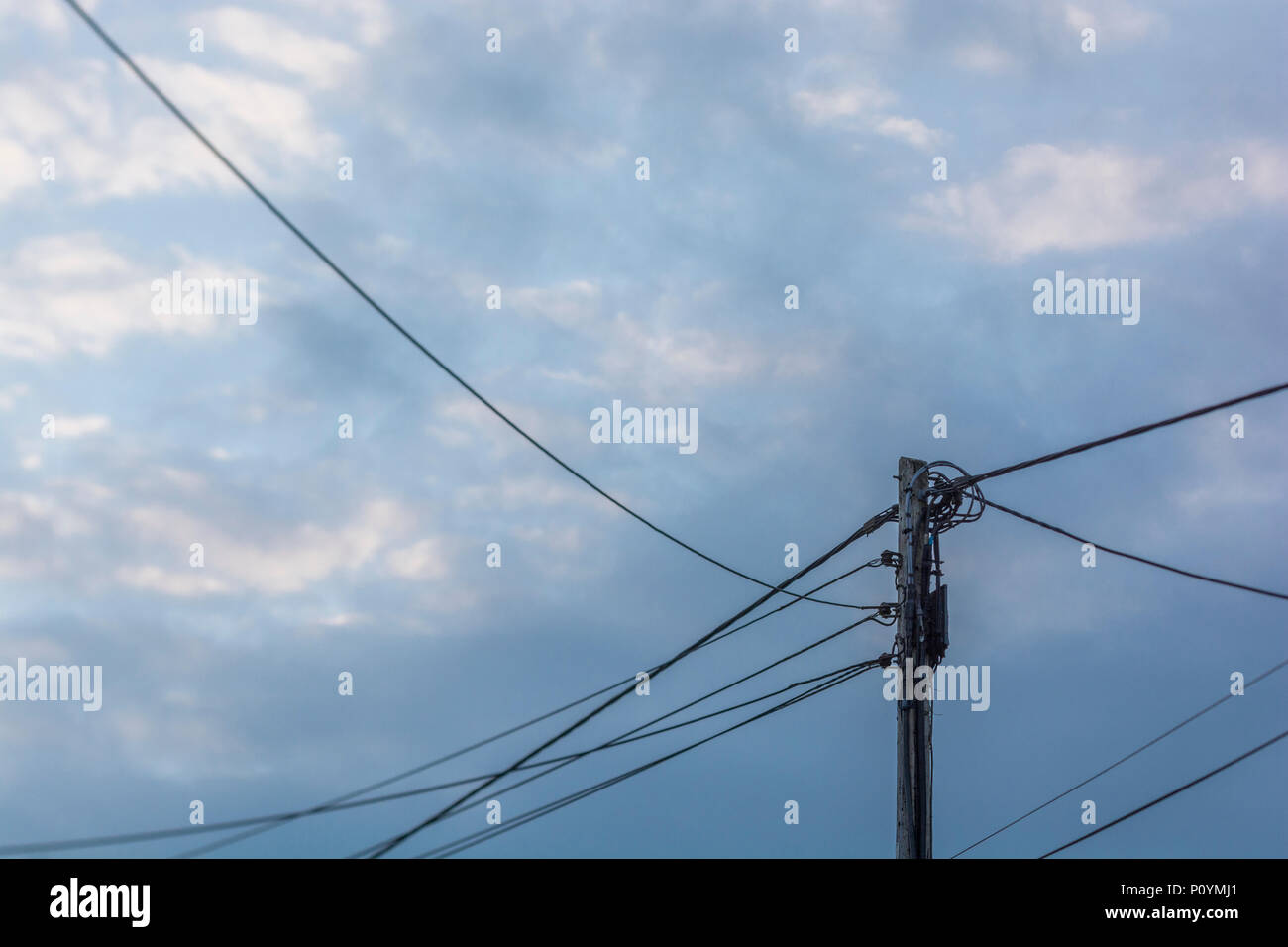 Bt utility pole hi-res stock photography and images - Alamy