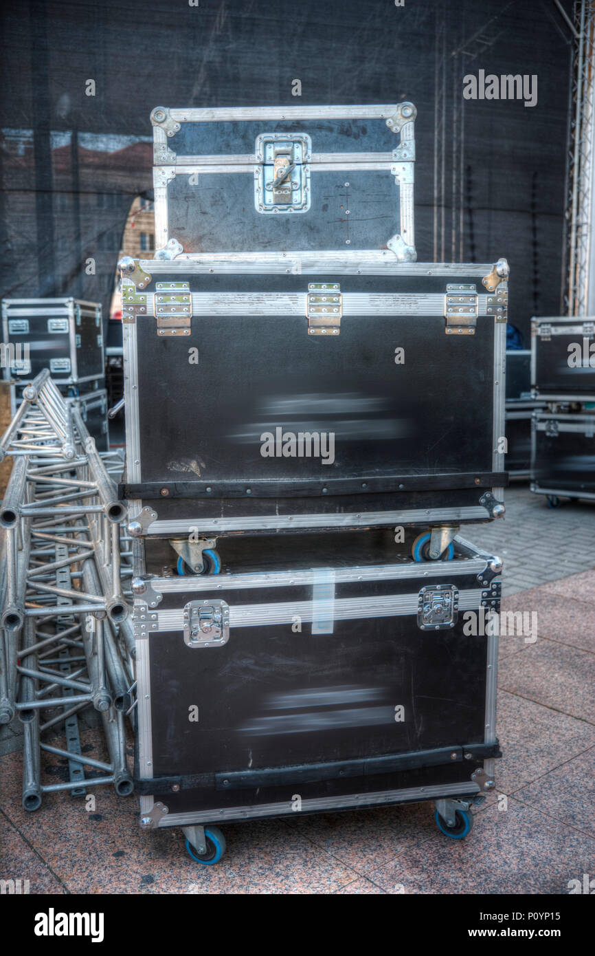 Preparing open air stage concert hi-res stock photography and images ...