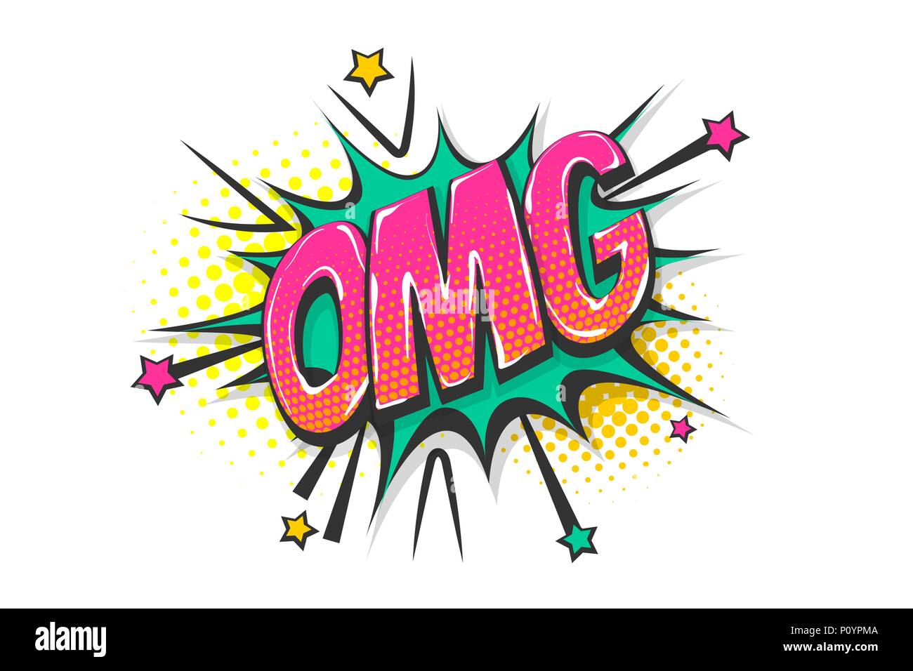 Omg wow pop art Cut Out Stock Images & Pictures - Alamy