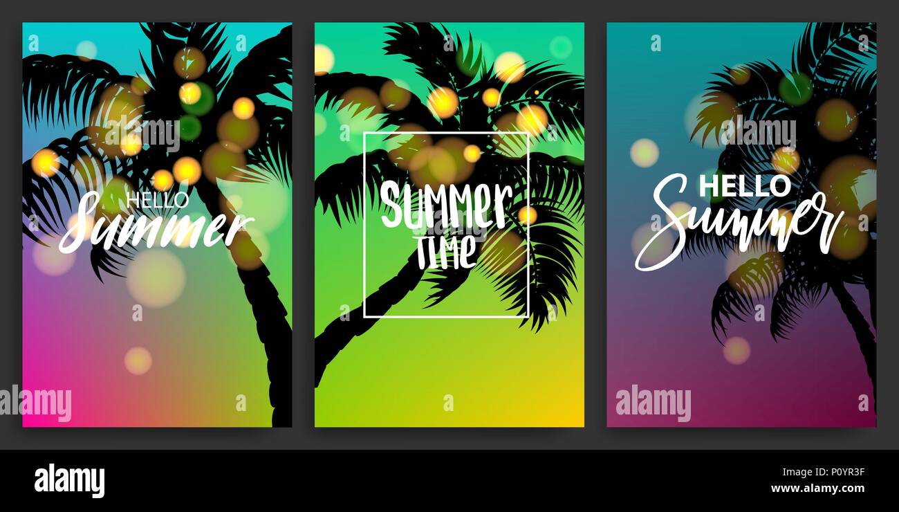 Greeting card sunny Stock Vector Images - Alamy