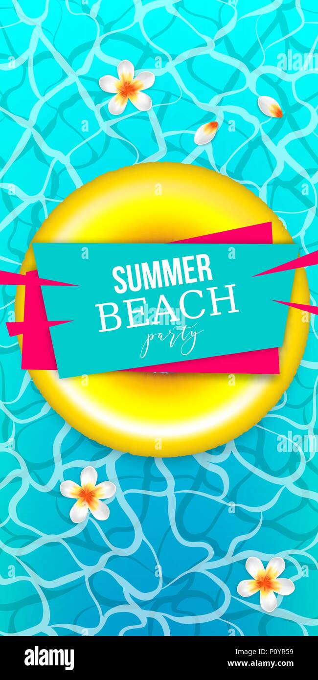 Vertical view blue water Stock Vector Images - Alamy