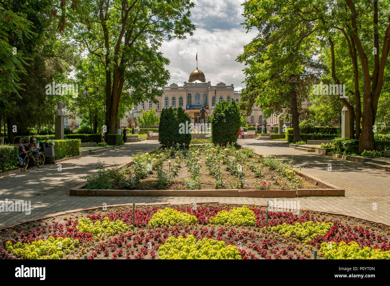 Oak Park, Bishkek, Kyrgyzstan Stock Photo - Alamy