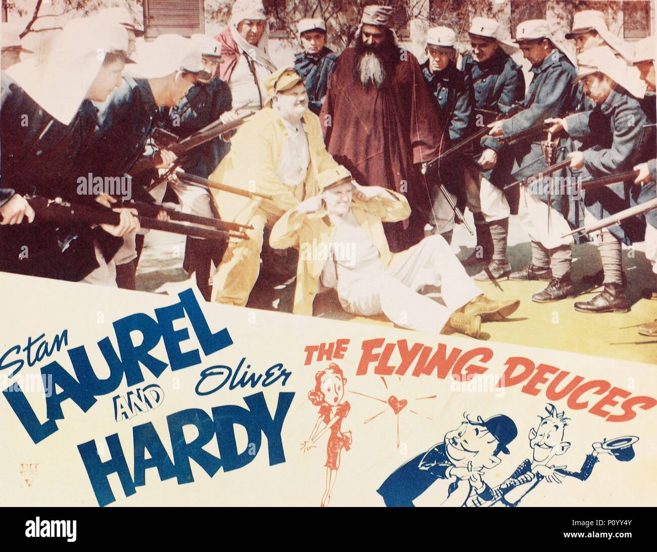 Original Film Title: THE FLYING DEUCES. English Title: THE FLYING ...
