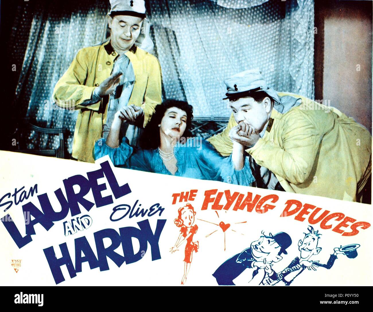 Original Film Title: THE FLYING DEUCES. English Title: THE FLYING ...
