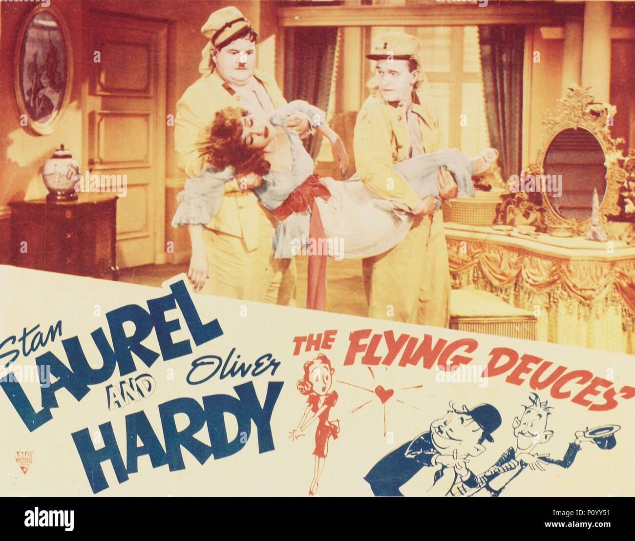 Original Film Title: THE FLYING DEUCES. English Title: THE FLYING ...
