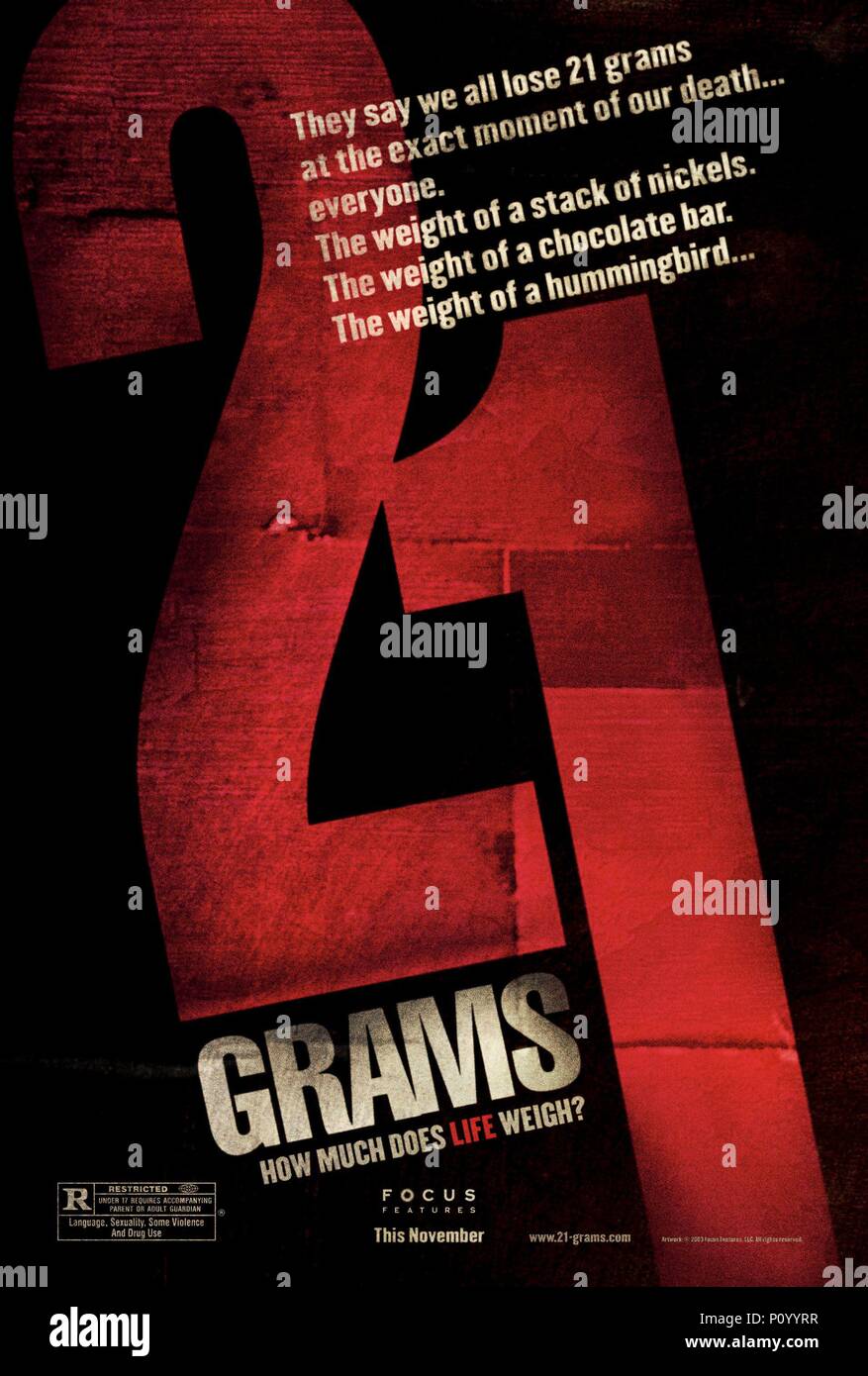Original Film Title: 21 GRAMS. English Title: 21 GRAMS. Film Director ...