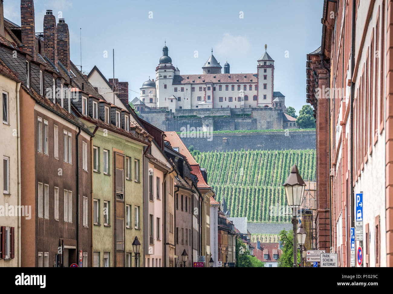 Festung Marienberg, seen from City of Würzburg, Germany Stock Photo - Alamy