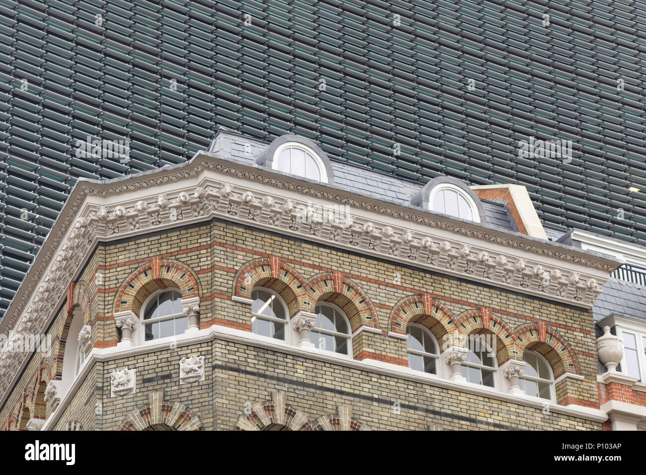 Modern and old buildings London Stock Photo - Alamy