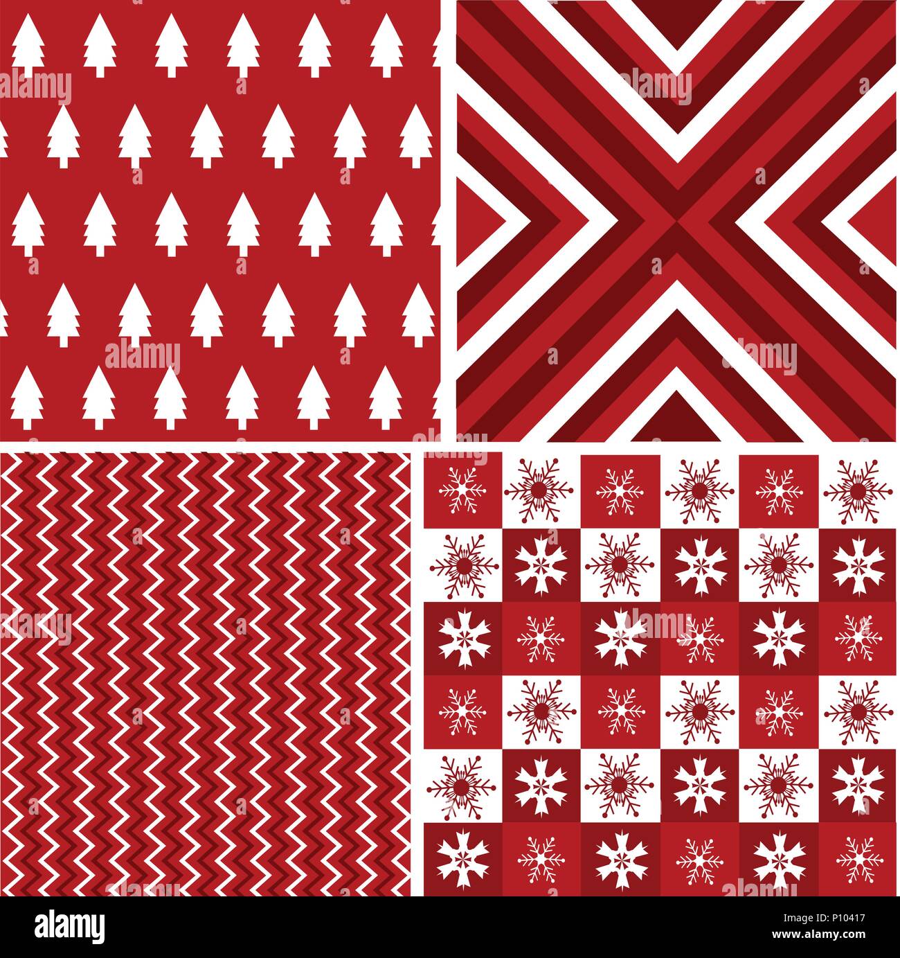 Seamless patterns with fabric texture, christmas texture Stock Vector ...