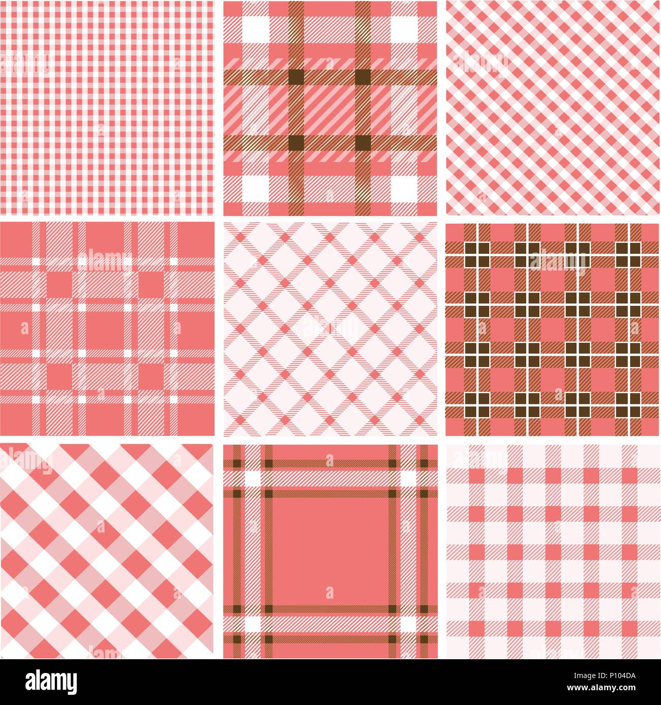 Set of plaid patterns Stock Vector Image & Art - Alamy