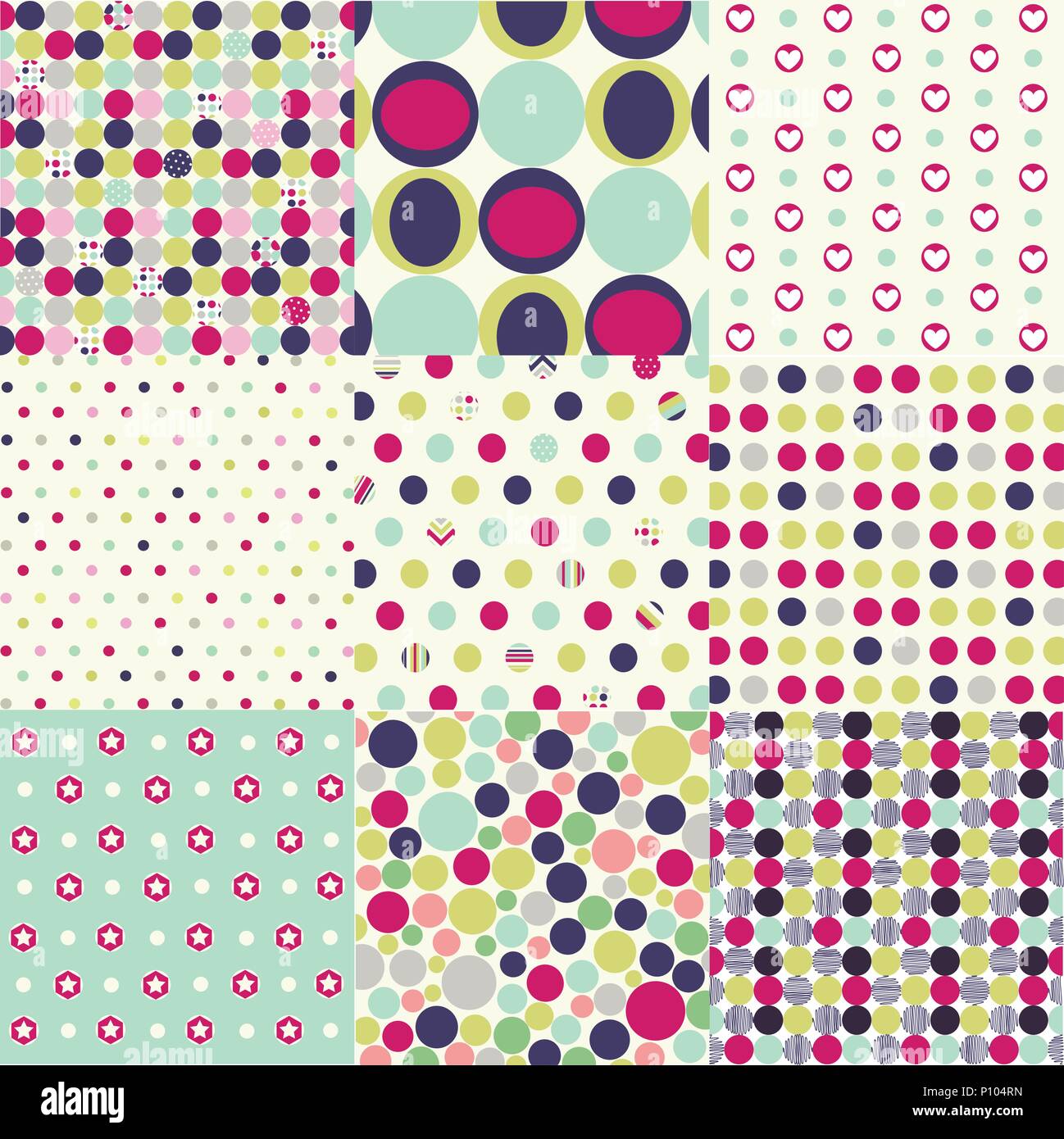 Background abstract colorful dot patterns hi-res stock photography and ...