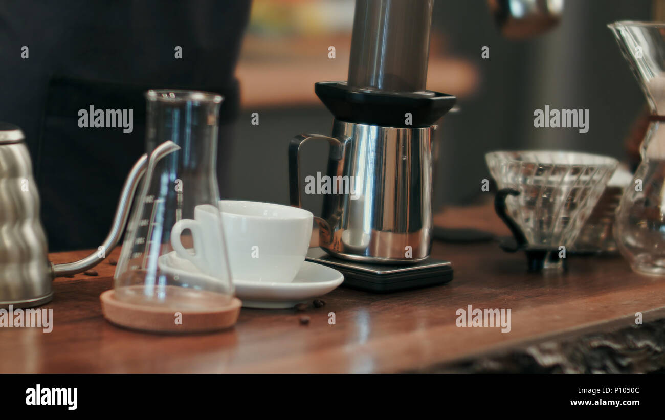 Boiling coffee grounds hi-res stock photography and images - Alamy