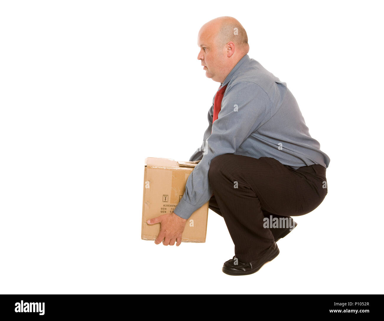 Correct lifting posture hi-res stock photography and images - Alamy
