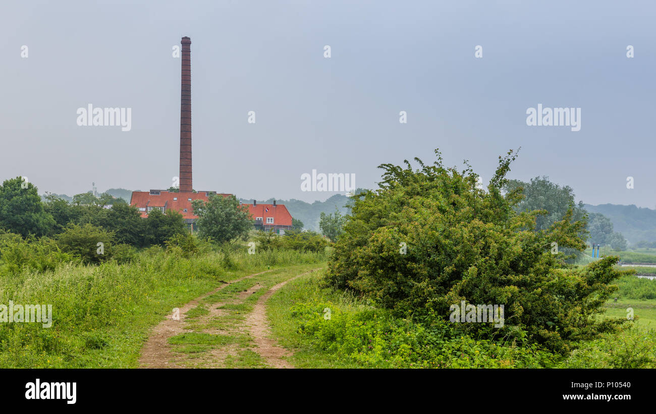 Ancient Dutch stone factory Stock Photo - Alamy