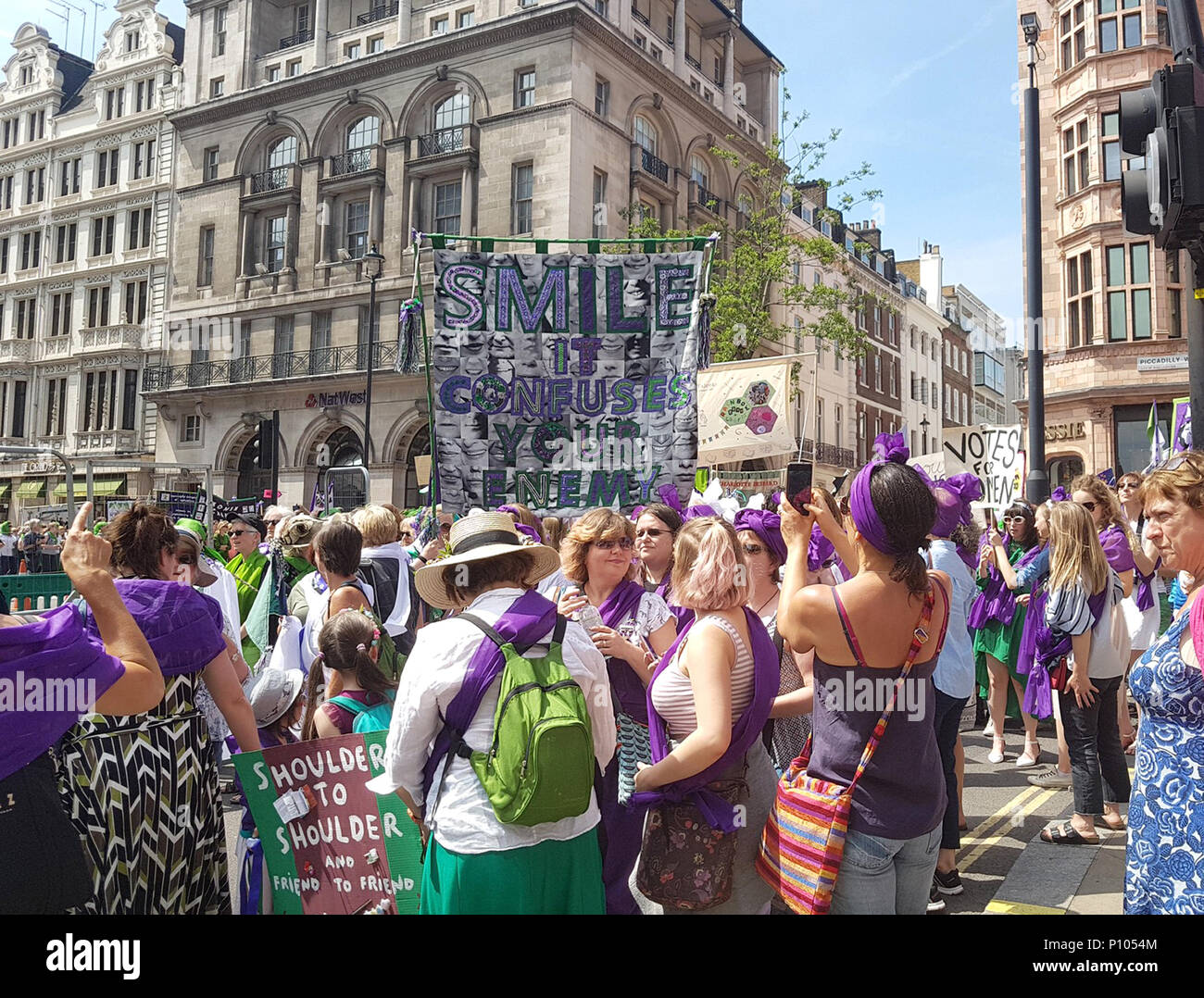 Suffragette banner hi-res stock photography and images - Alamy