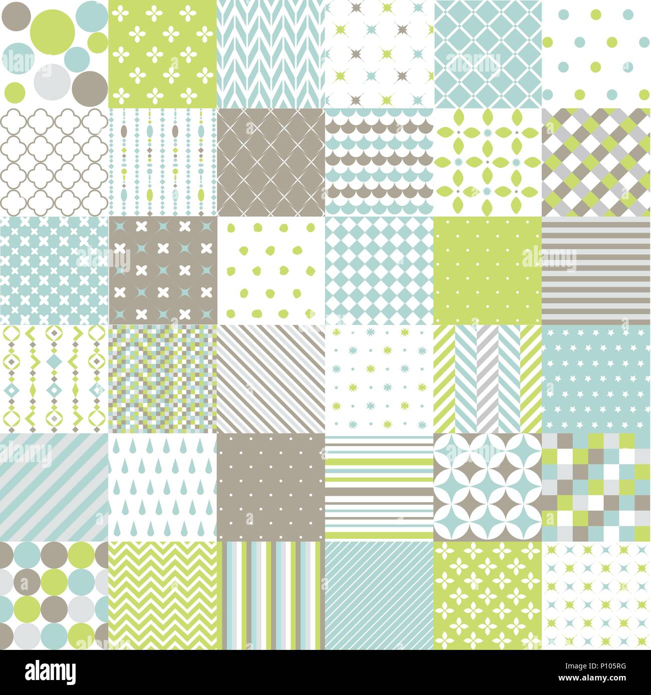 Green zig zag wave patterns hi-res stock photography and images - Alamy