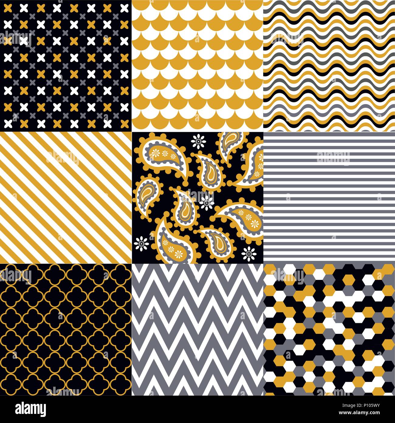 Dark green zig zag patterns hi-res stock photography and images - Alamy