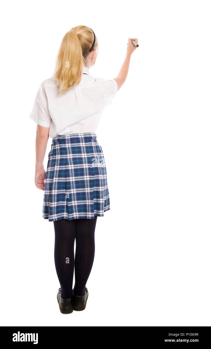 High school student uniform Cut Out Stock Images & Pictures - Alamy