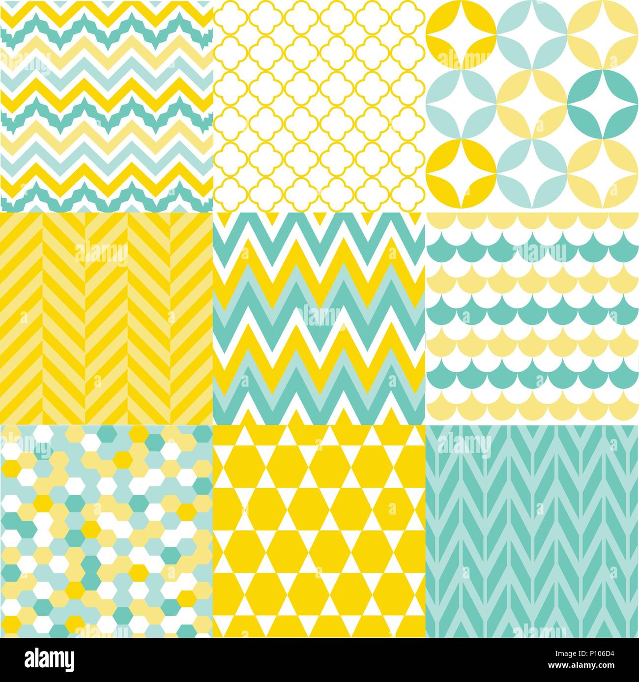 Seamless Patterns - Digital Scrapbook Stock Vector Image & Art - Alamy