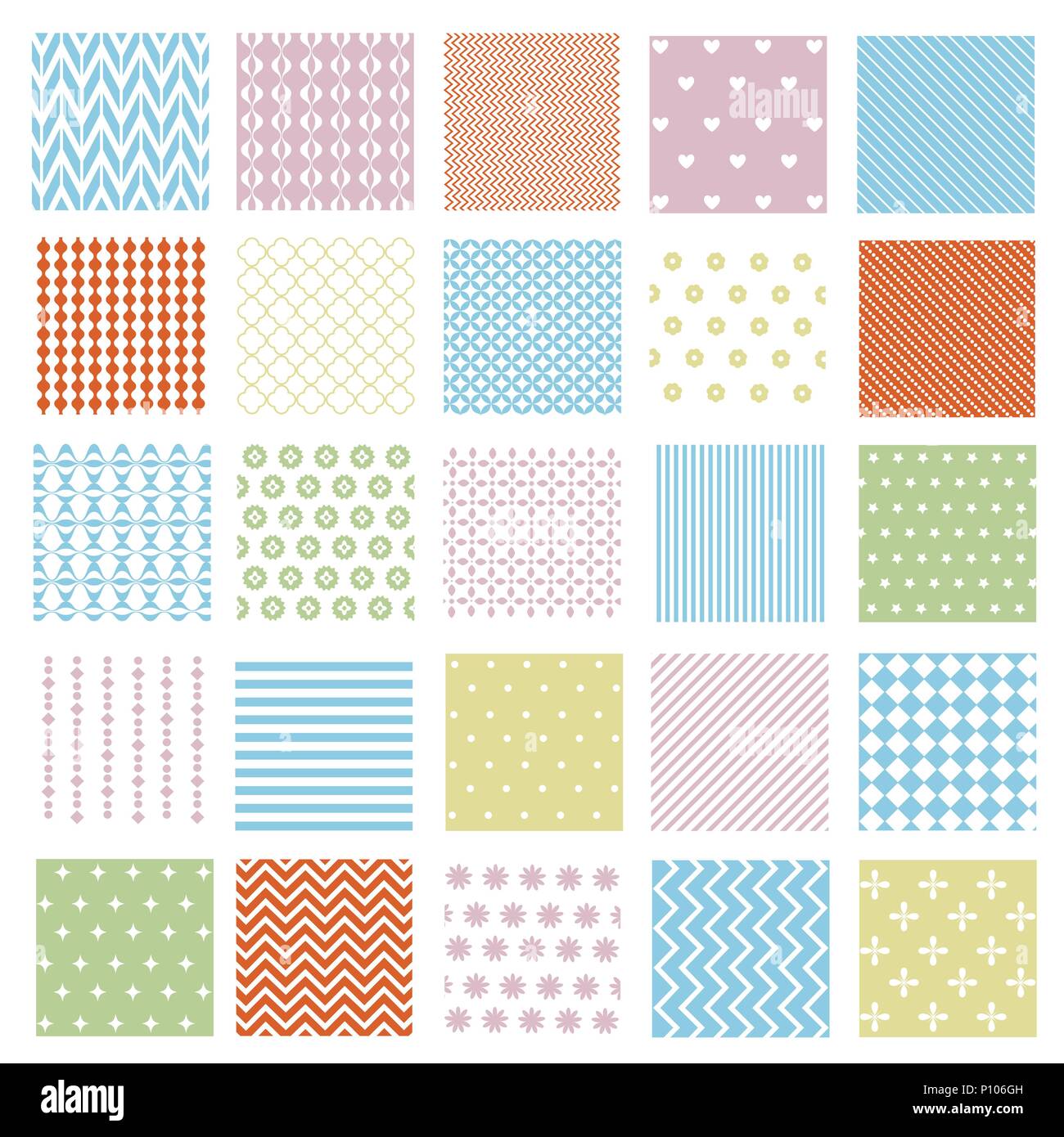 Collage patterns Stock Vector Images - Alamy